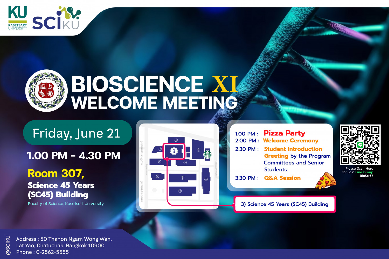 Bioscience Welcome Meeting Friday, June 21 - SCI KU